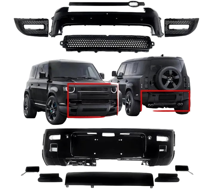 Defender Gloss Black Body Kits – Elite International Motors LLC